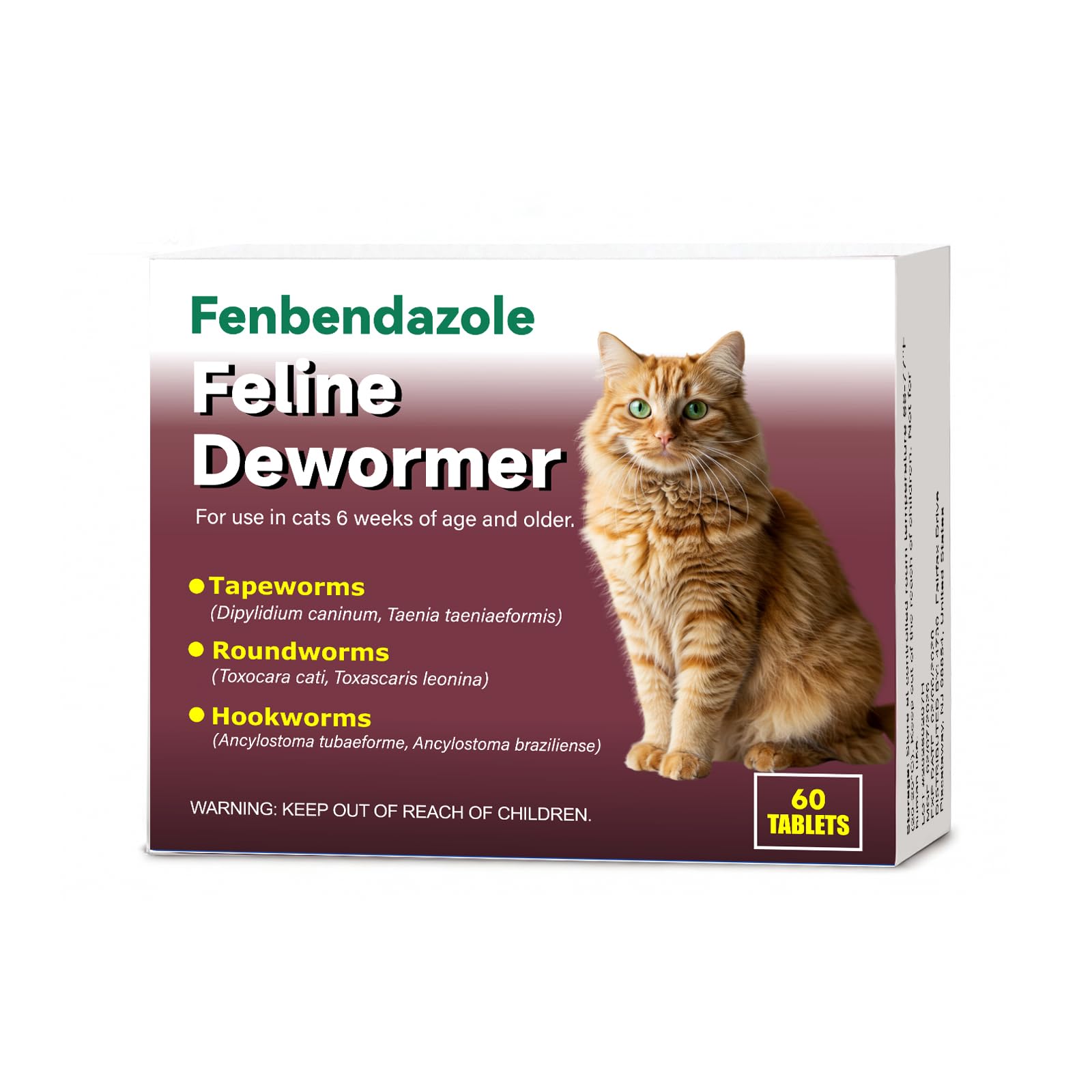 Alltripal Dewormer for Cats & Kittens – Fenbendazole for Tapeworms, Ro ...
